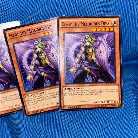 Yugioh | Toys | Yugioh Card Elegy The Melodious Diva Light Type Monster ...